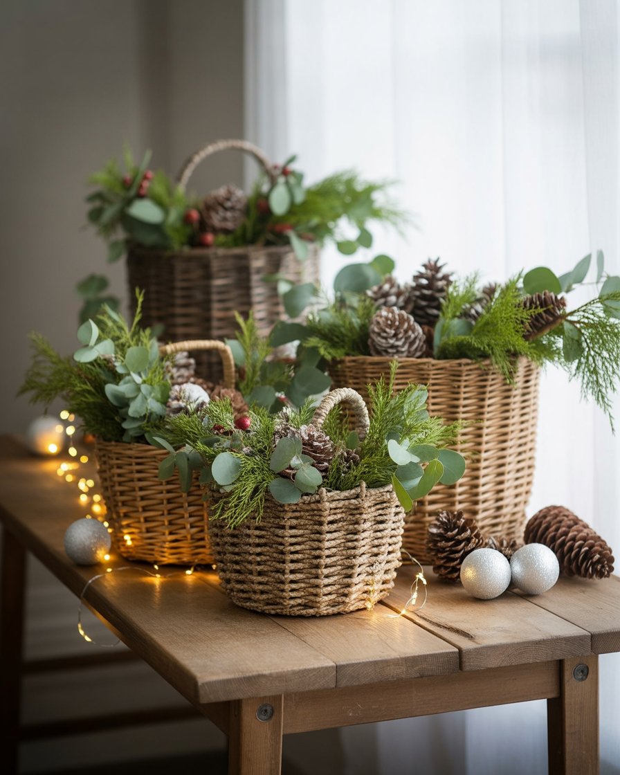 Rustic Christmas Decor 2025: 45 Cozy Farmhouse & DIY Ideas for Living ...